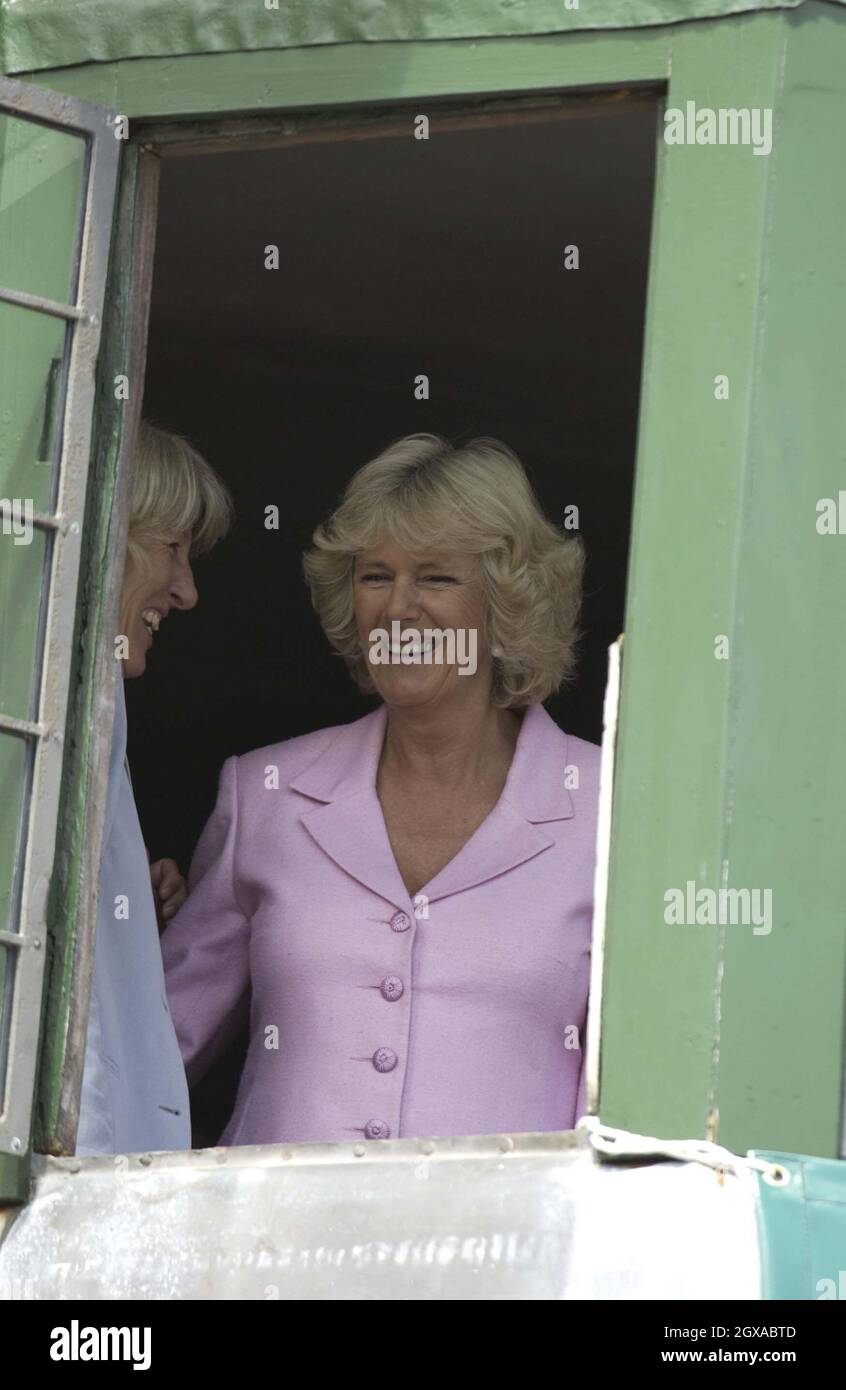 The Prince of Wales and Camilla Parker Bowles visit Marlborough in ...
