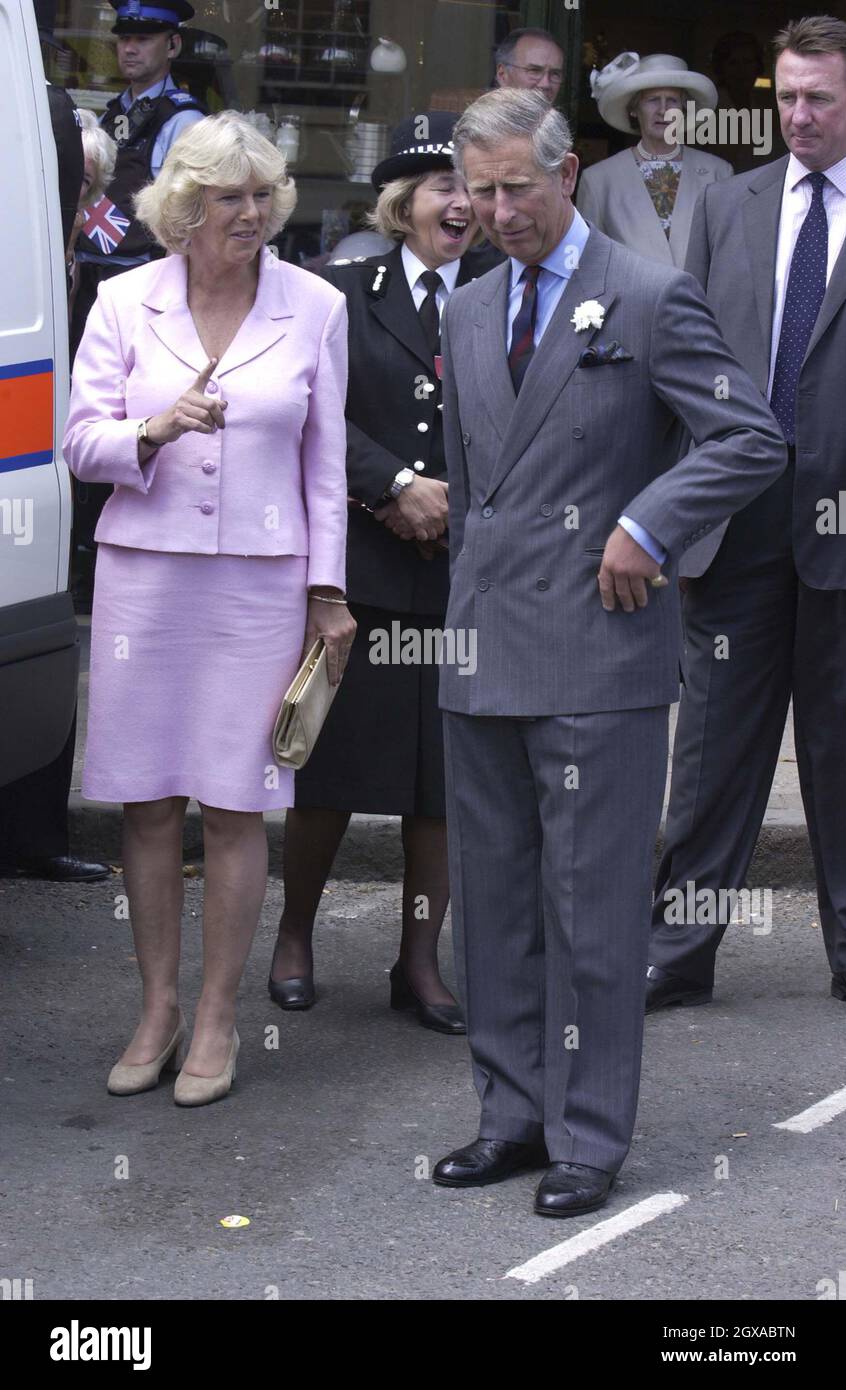 The Prince of Wales and Camilla Parker Bowles visit Marlborough in ...