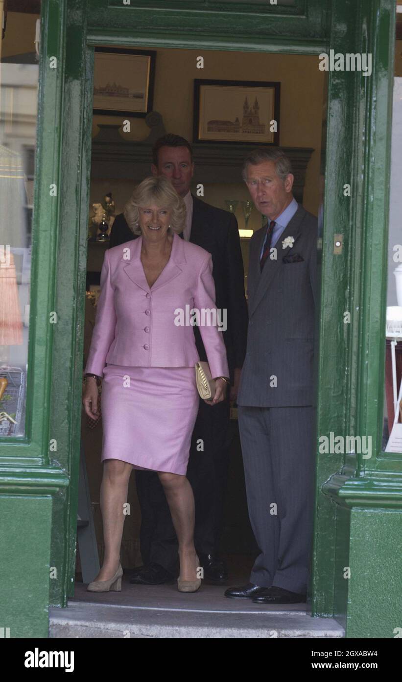 The Prince of Wales and Camilla Parker Bowles visit Marlborough in ...