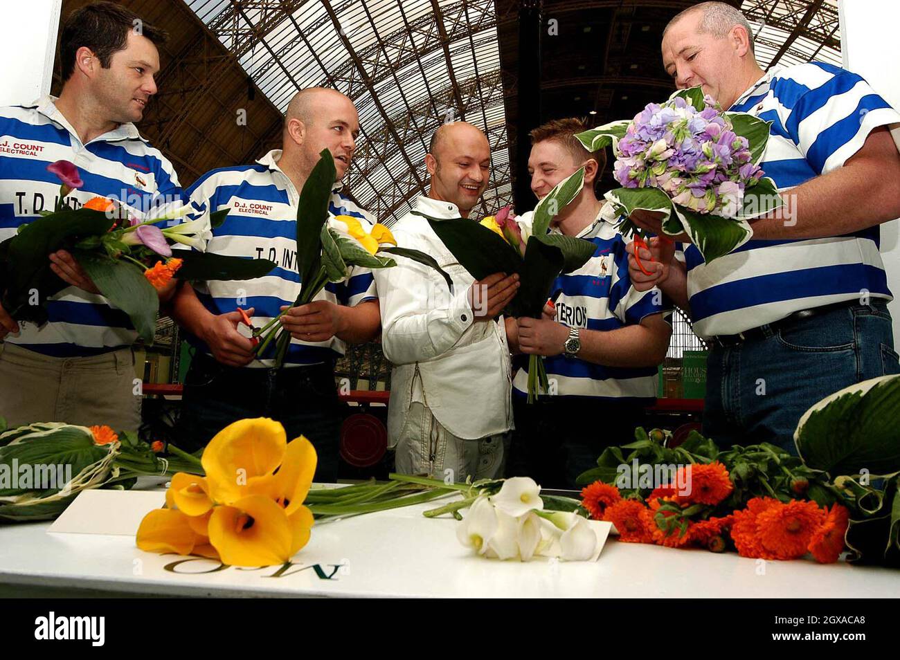 Ercole Moroni, director of McQueens Flower School, teaches burly ...