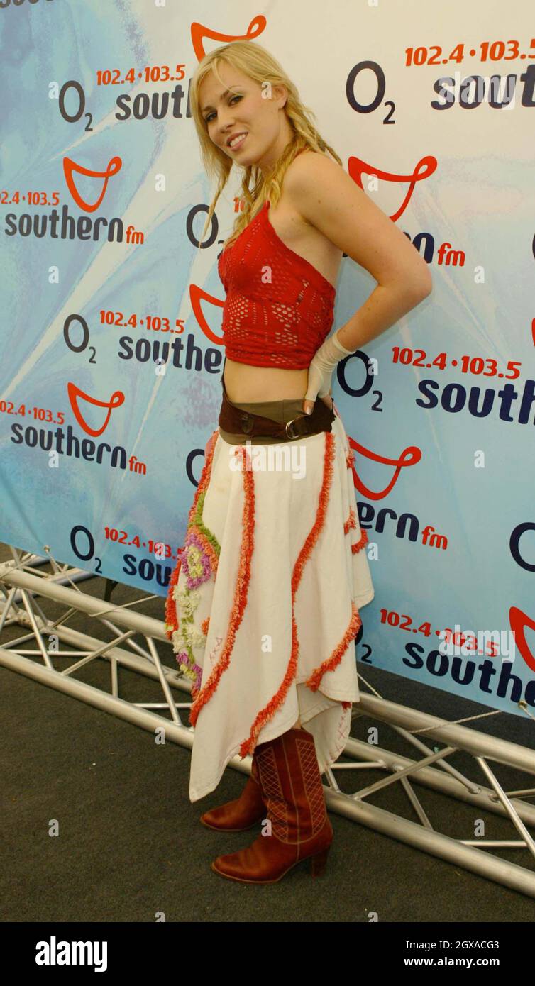 Natasha Bedingfield pictured at the Southern FM's Party in the Park ...