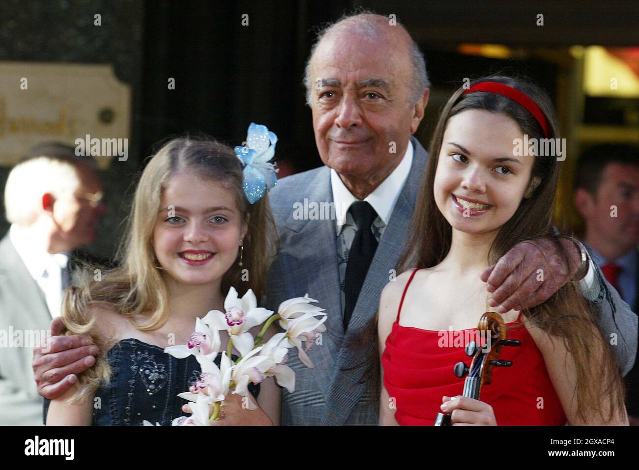 Harrods owner Mohammed Al Fayed opens Harrods Sale with Christina ...