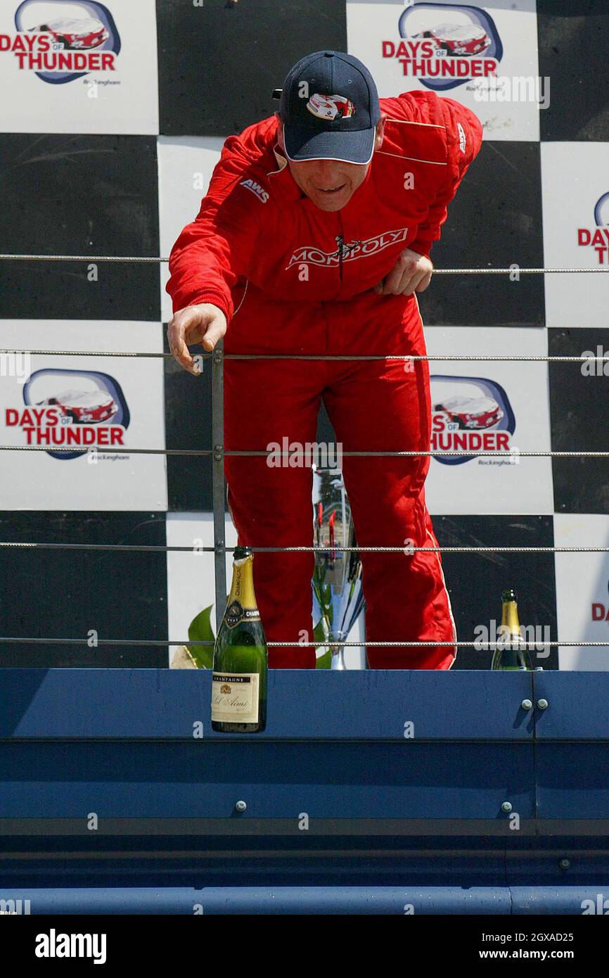 Racing driver at the Days of Thunder event at Rockingham Motor Speedway ...