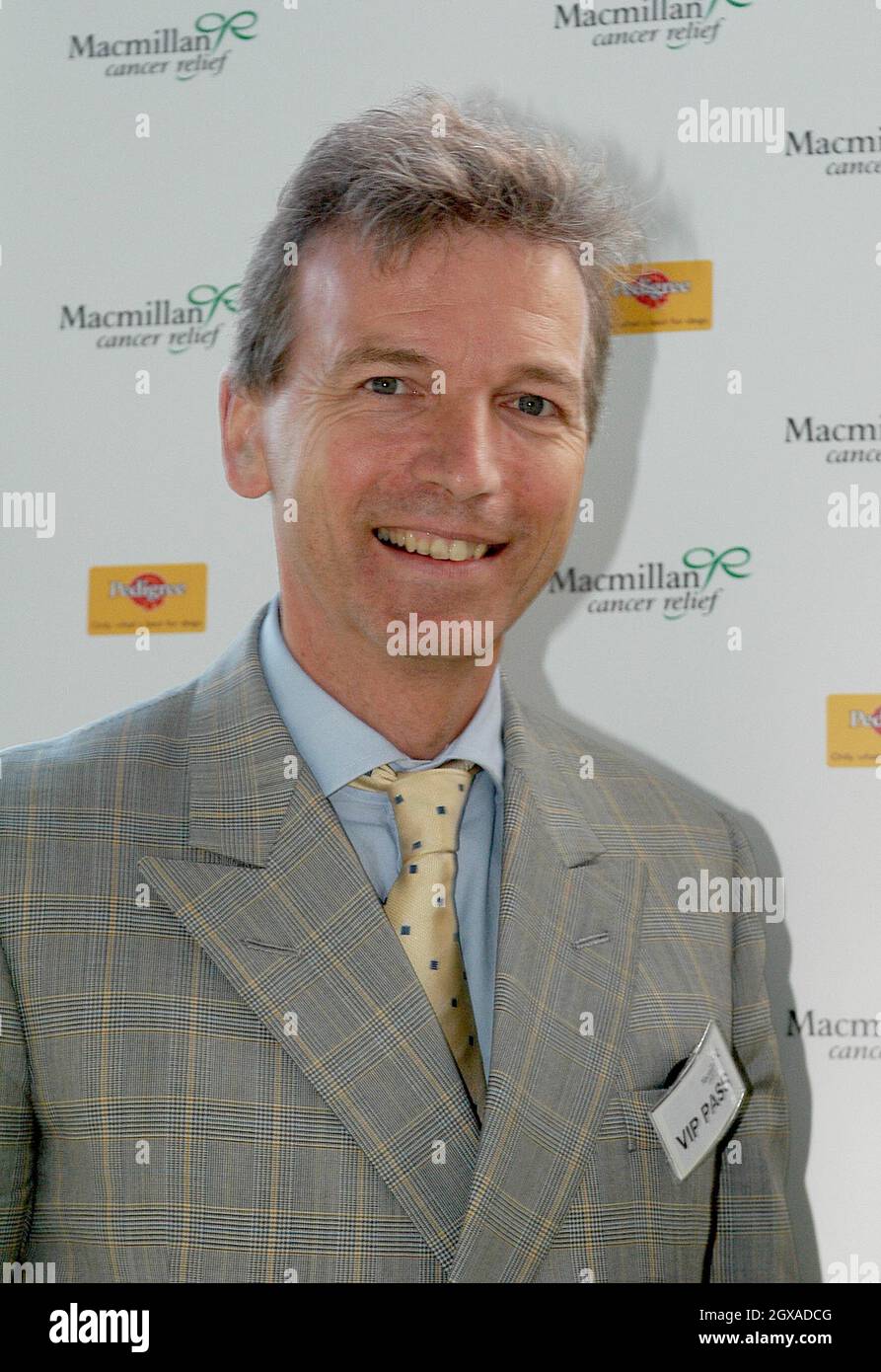 Clive Aslet, Editor of Country Life, at the Macmillan Dog Day in aid of ...