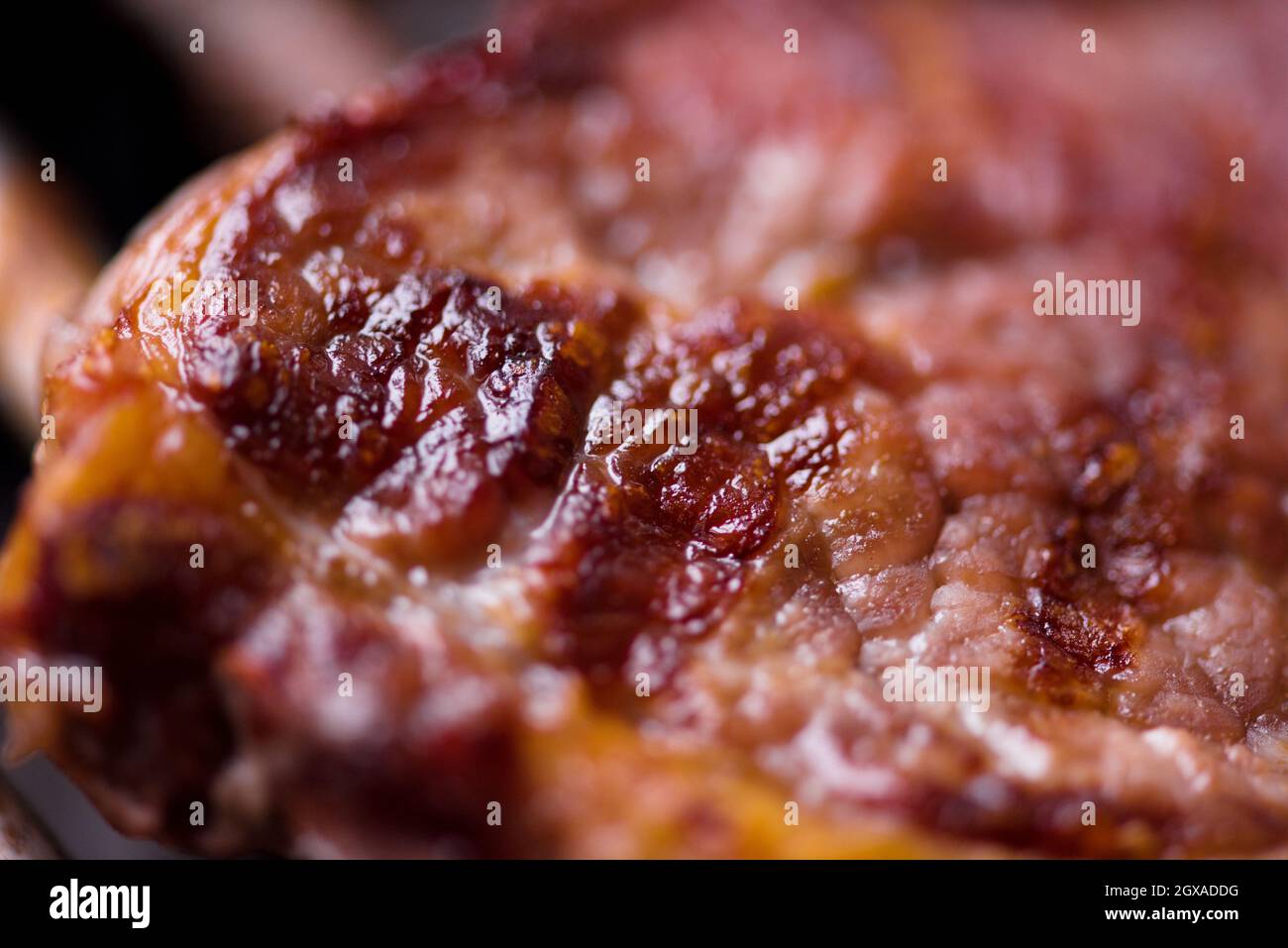 Assorted delicious grilled meat over the coals on barbecue Stock Photo ...