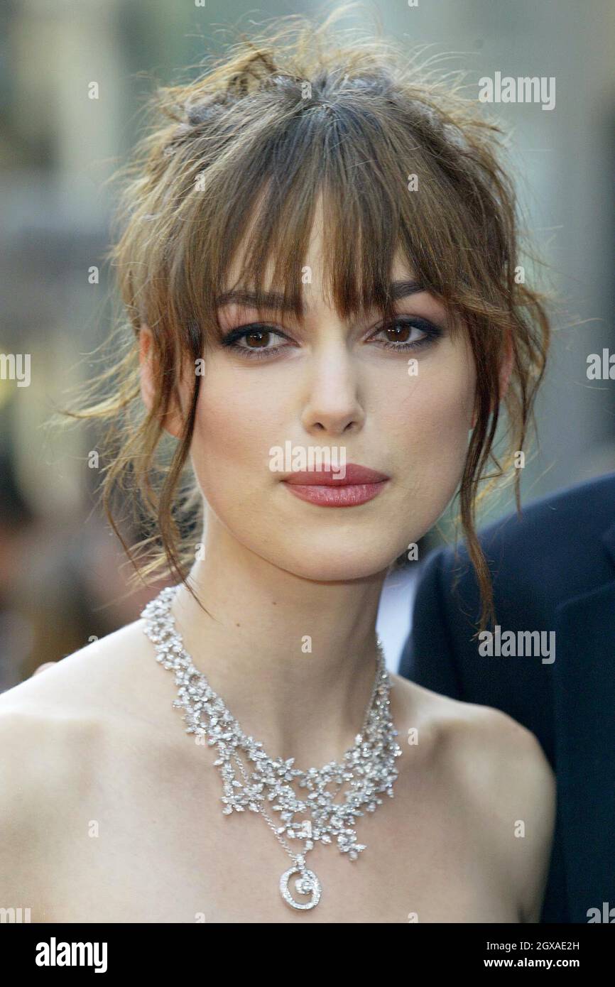 Keira Knightley attending the European film premiere of King Arthur at ...