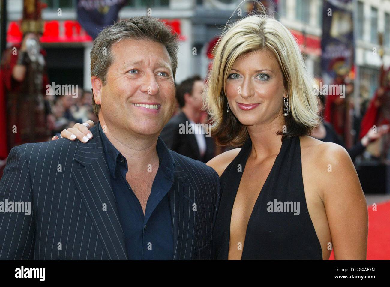 Neil Fox and companion attending the European film premiere of King ...