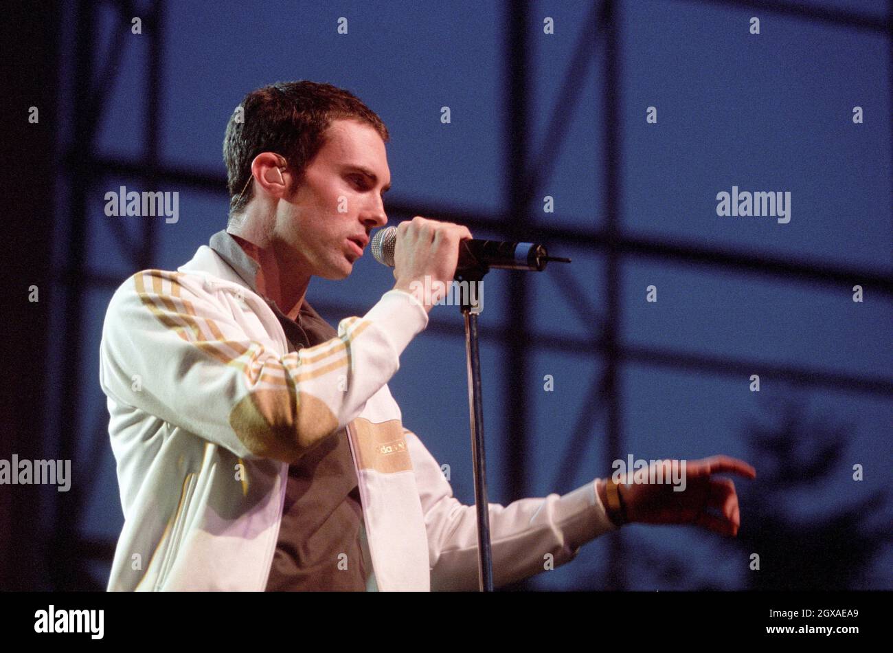 Maroon 5 perform at the Plaza Of Nations in Vancouver, Canada Stock ...