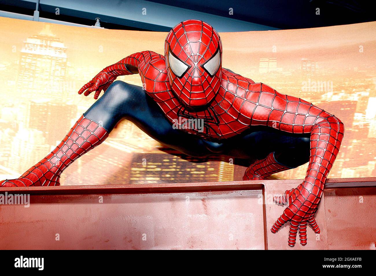 The new interactive Spiderman 2 at Madame Tussauds, Marylebone Road in ...