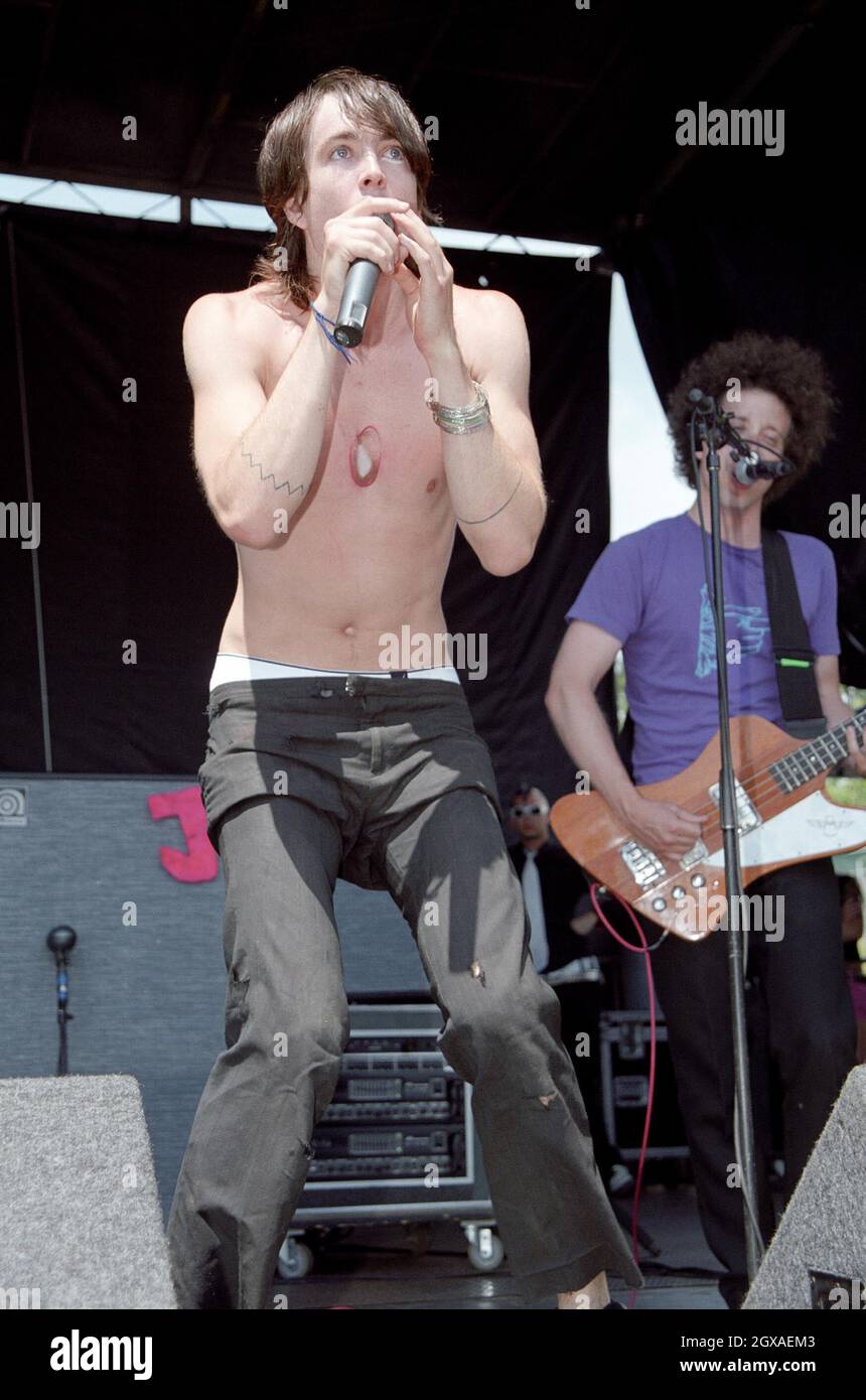 IMA Robot perform as part of the Warped Tour at Thunderbird Stadium in ...