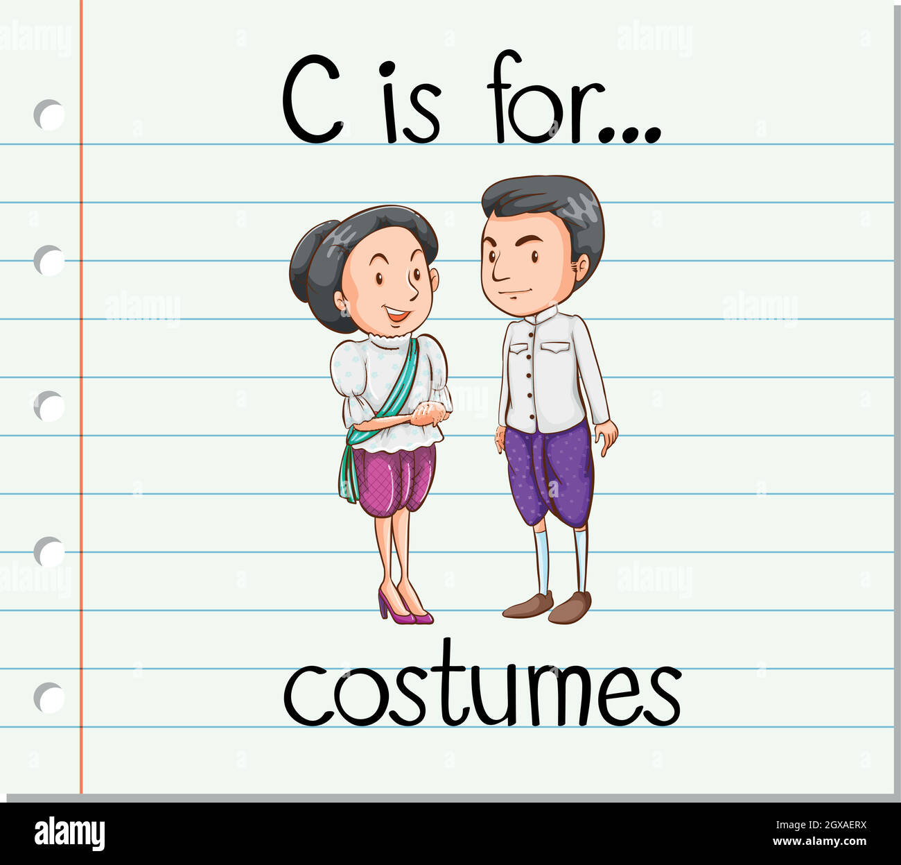 English costumes Stock Vector Images - Alamy