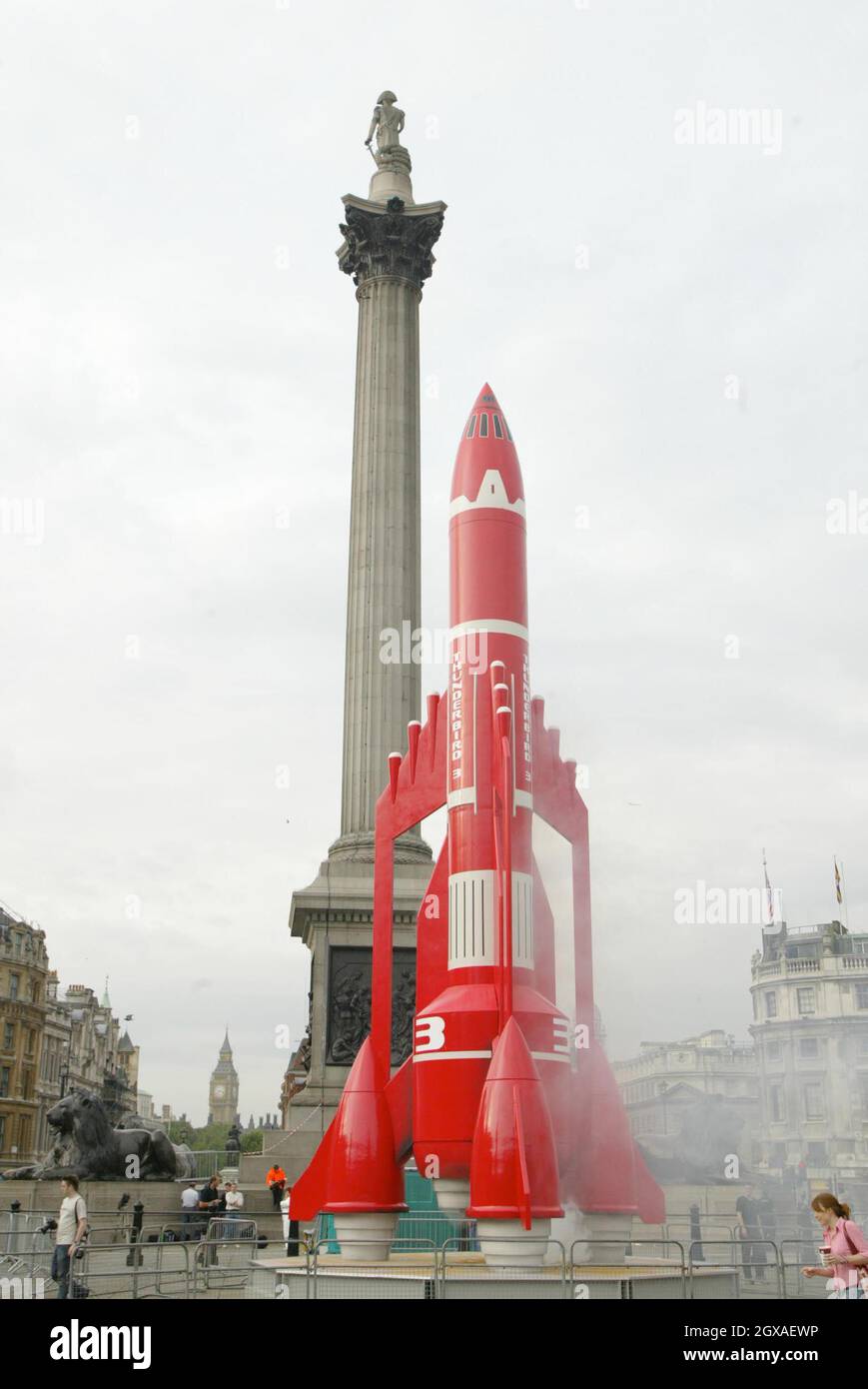 Thunderbird 3 has landed in Trafalgar Square, central London ...