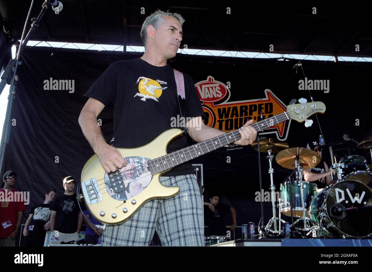 The Vandals perform as part of the Warped Tour at Thunderbird Stadium ...