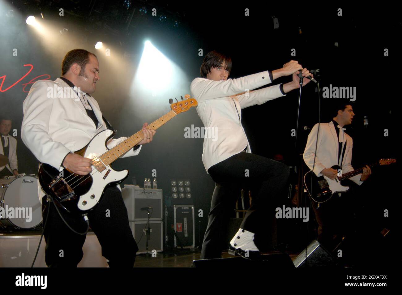 The Hives performing live in concert at Irving Plaza, New York, USA ...