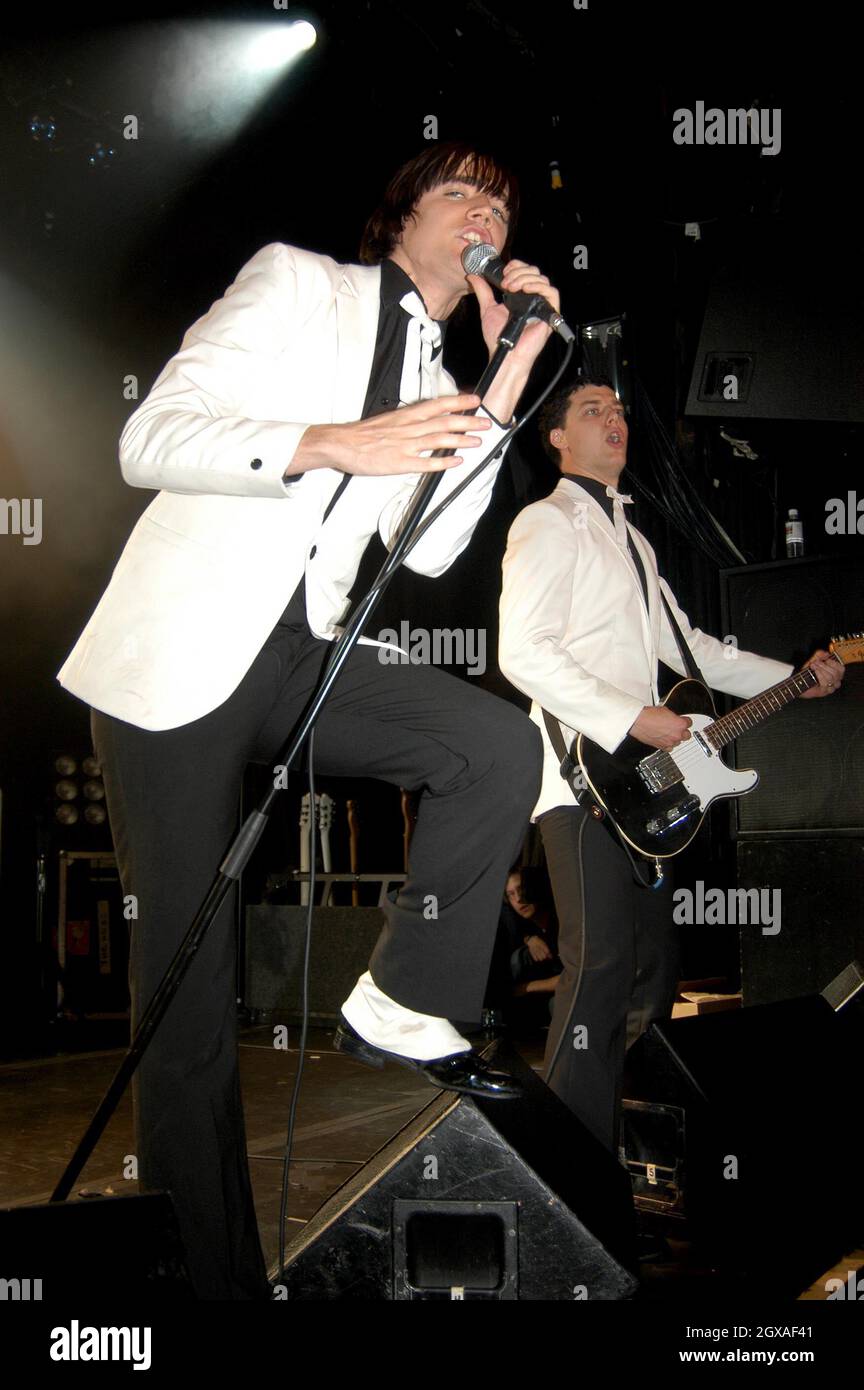 The Hives performing live in concert at Irving Plaza, New York, USA ...
