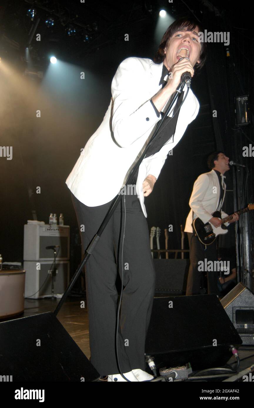 The Hives performing live in concert at Irving Plaza, New York, USA ...