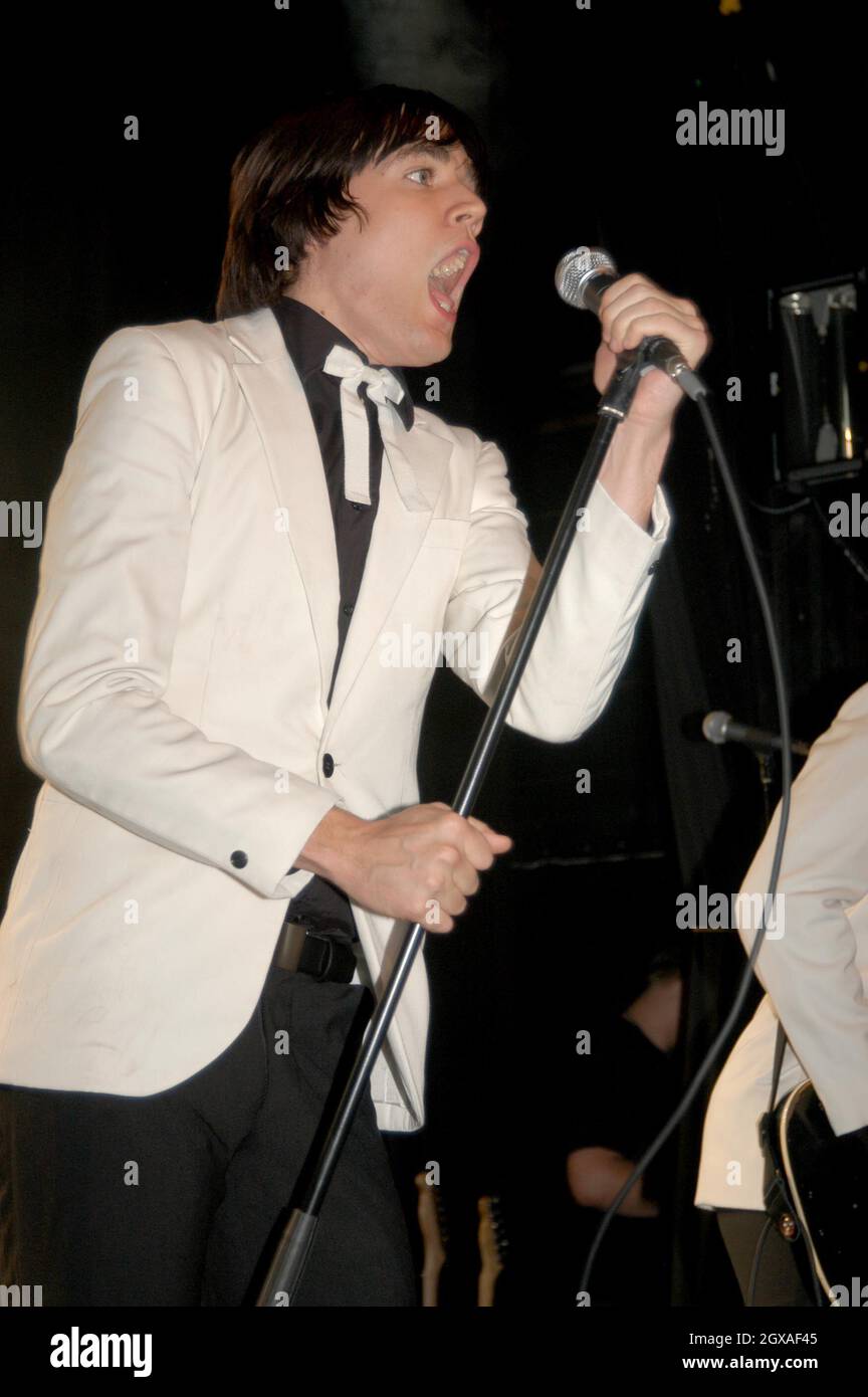 The Hives performing live in concert at Irving Plaza, New York, USA ...