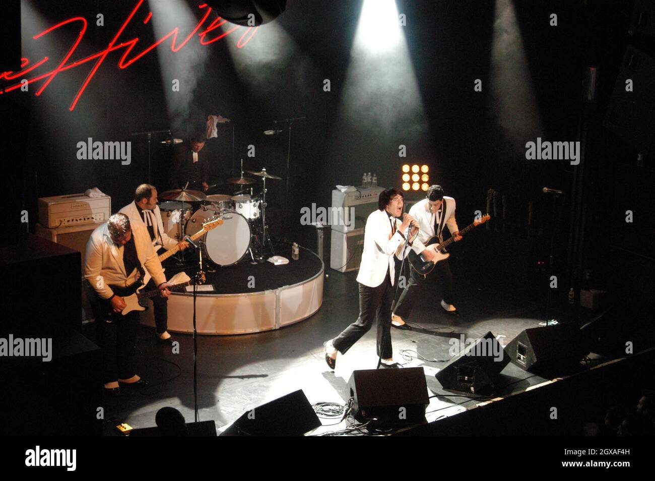 The Hives performing live in concert at Irving Plaza, New York, USA ...