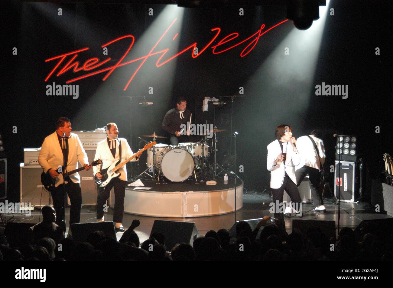 The Hives performing live in concert at Irving Plaza, New York, USA ...