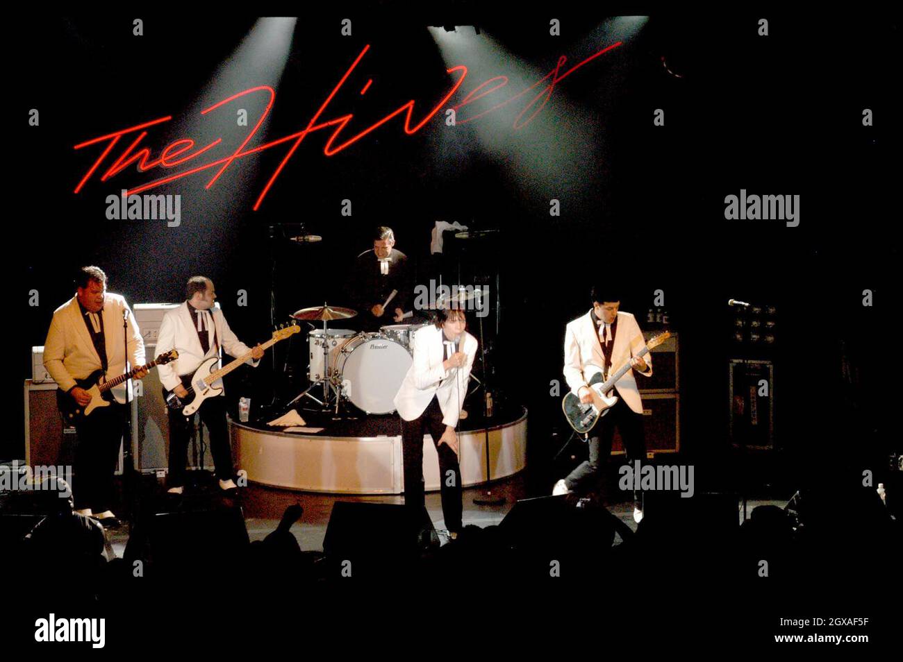 The Hives performing live in concert at Irving Plaza, New York, USA ...