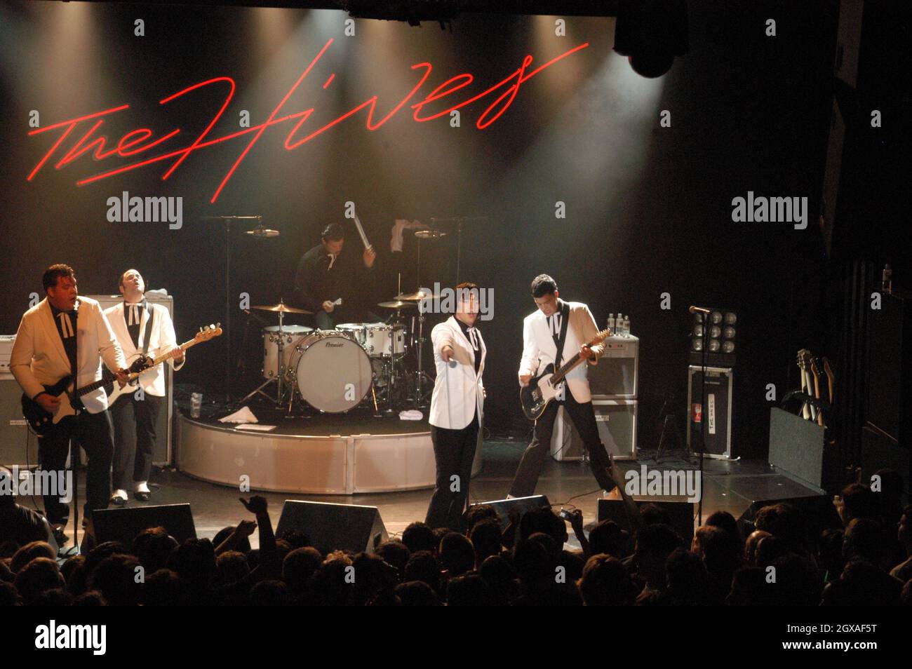 The Hives performing live in concert at Irving Plaza, New York, USA ...