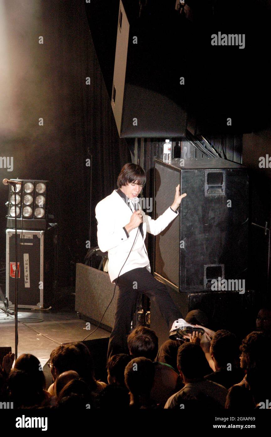 The Hives performing live in concert at Irving Plaza, New York, USA ...