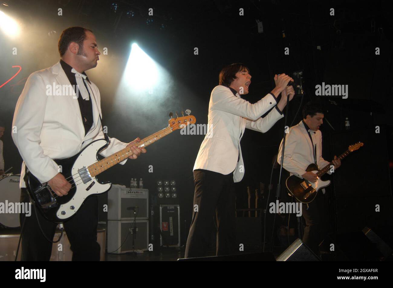 The Hives performing live in concert at Irving Plaza, New York, USA ...