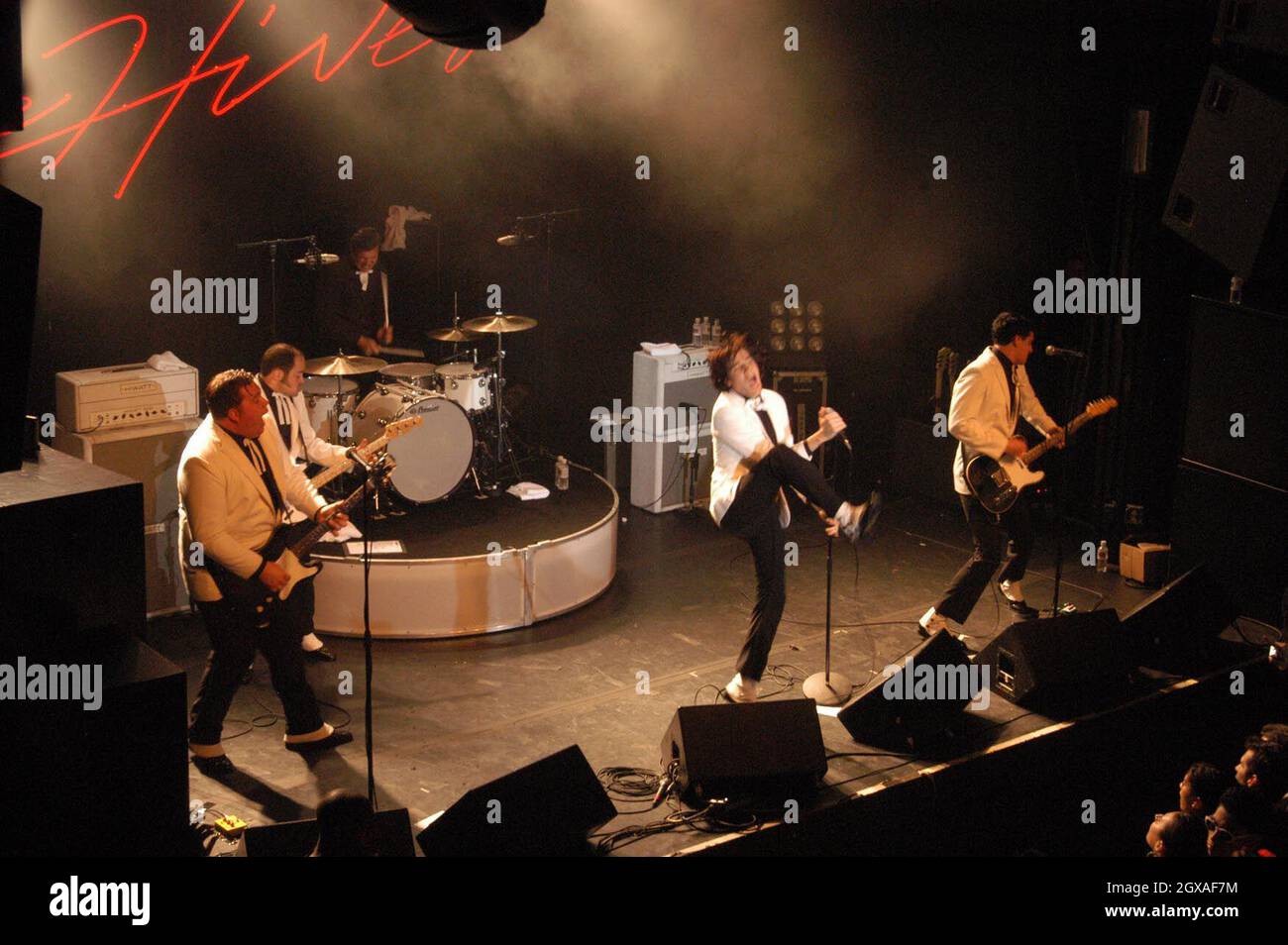 The Hives performing live in concert at Irving Plaza, New York, USA ...