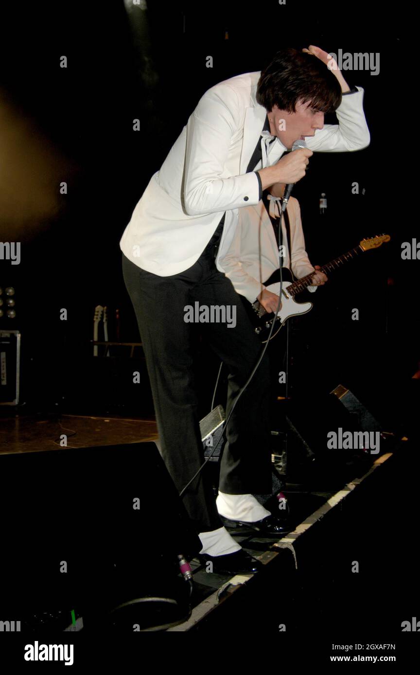 The Hives performing live in concert at Irving Plaza, New York, USA ...