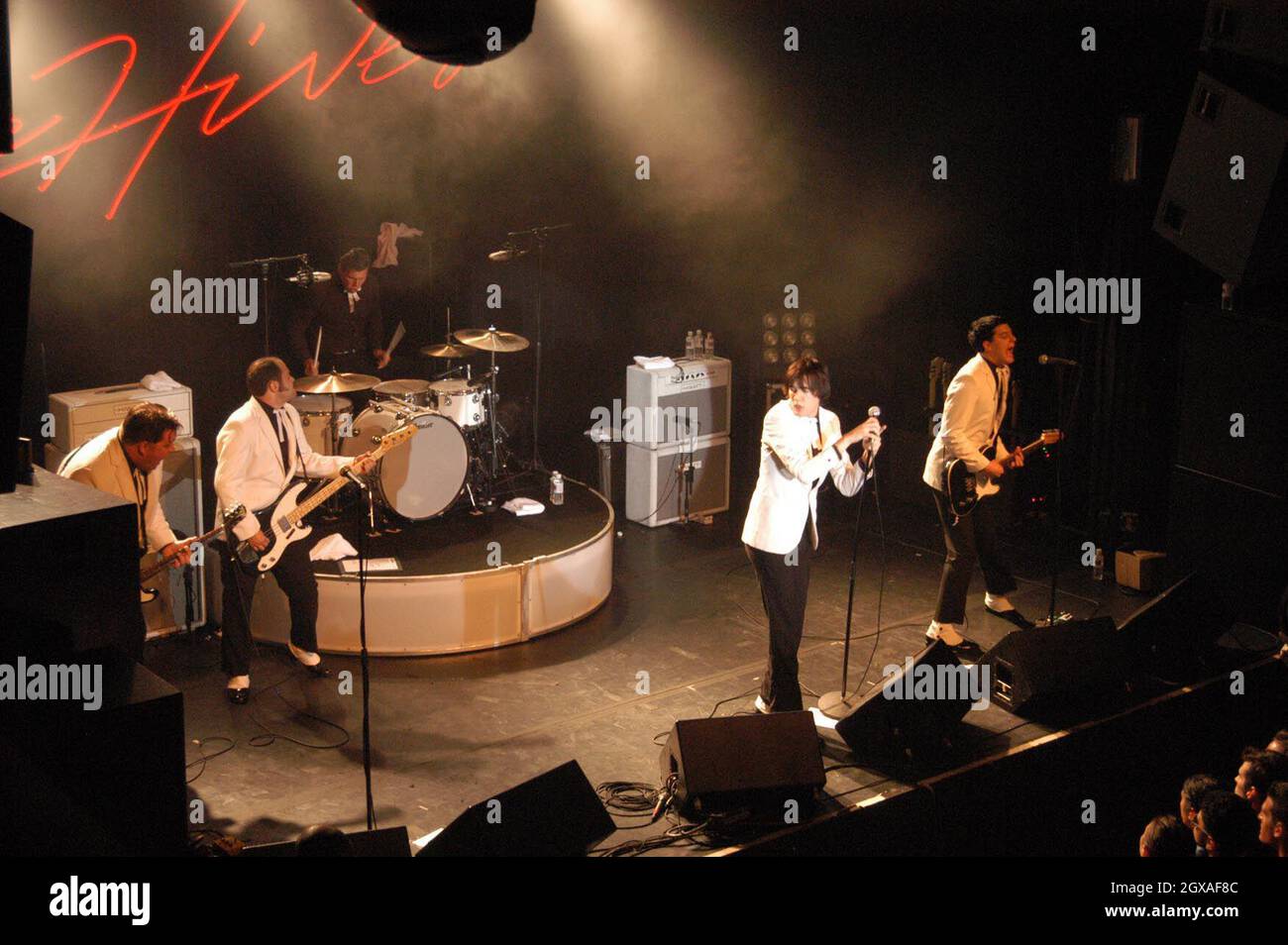 The Hives performing live in concert at Irving Plaza, New York, USA ...