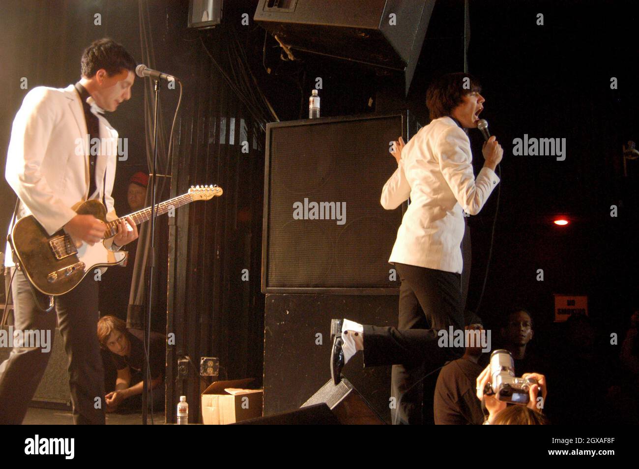 The Hives performing live in concert at Irving Plaza, New York, USA ...