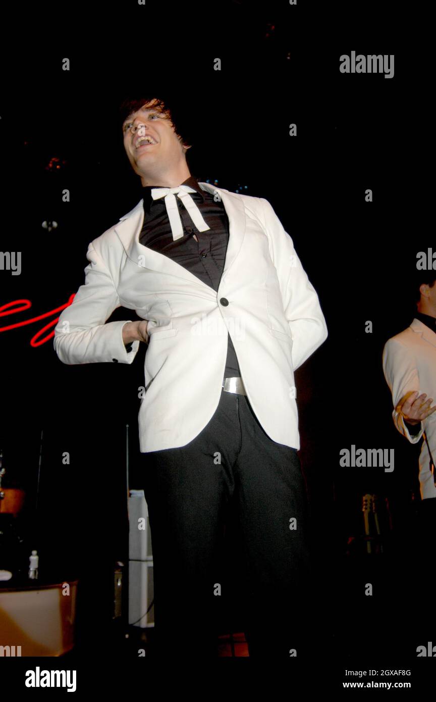 The Hives performing live in concert at Irving Plaza, New York, USA ...