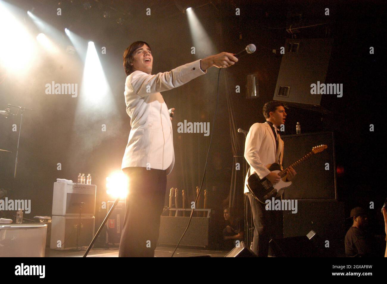 The Hives performing live in concert at Irving Plaza, New York, USA ...