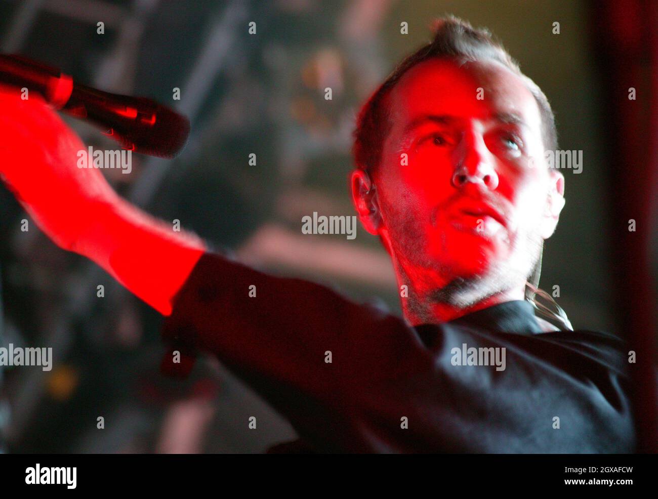 Massive Attack performing the Grolsch Summer Set at Canon's Marsh ...