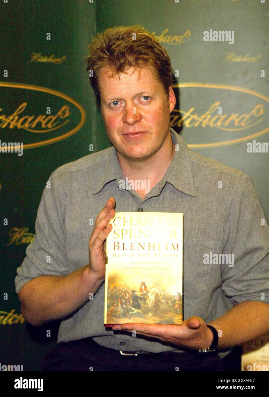 Earl Charles Spencer at the book signing of 'Blenheim: Battle For ...
