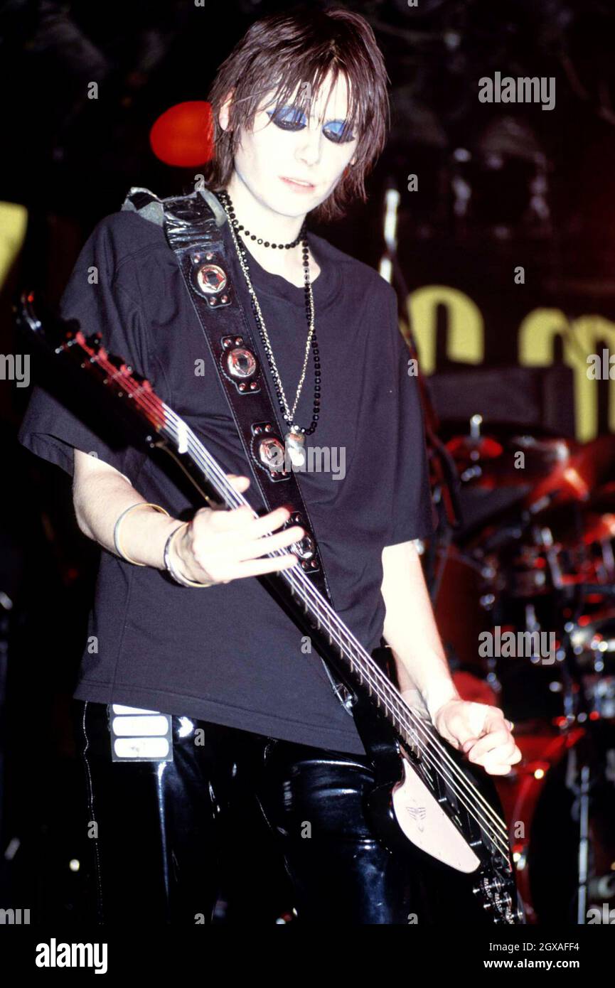 The Manic Street Preachers performing live in London. Nicky Wire Stock ...