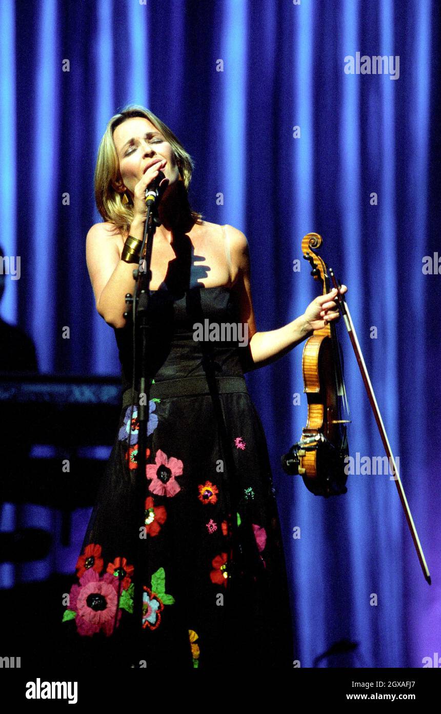 Sharon from The Corrs performs at GM Place in Vancouver, Canada Stock ...