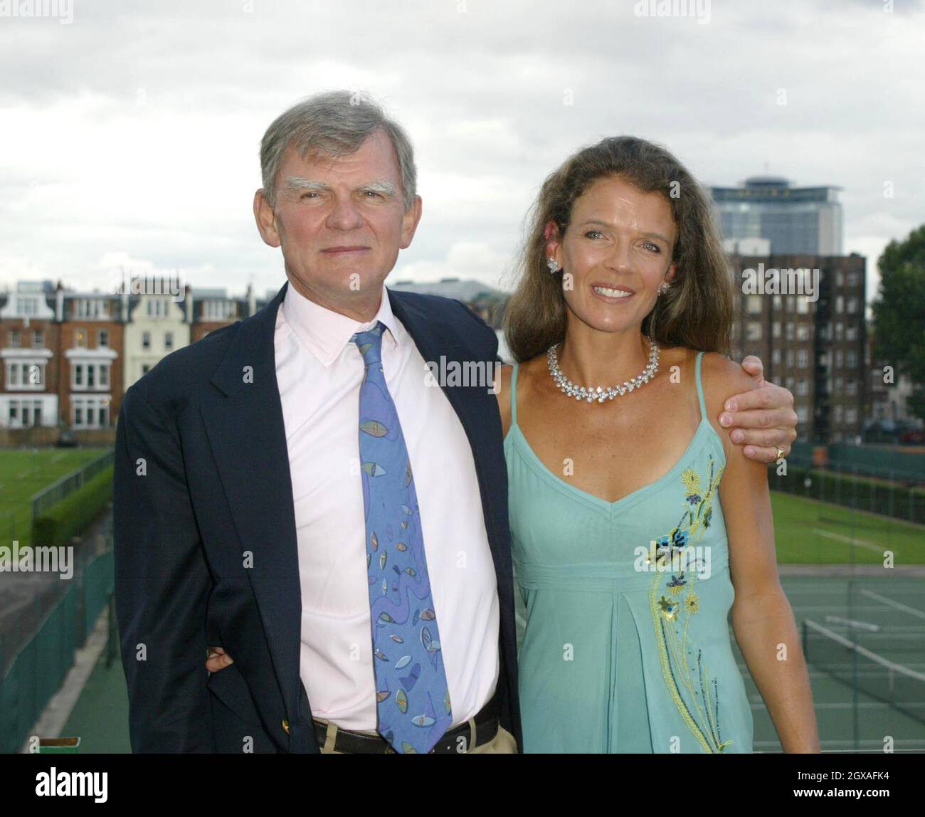 Annabel Croft with De Beer's MD Gary Ralfe at the Queen's Club in ...