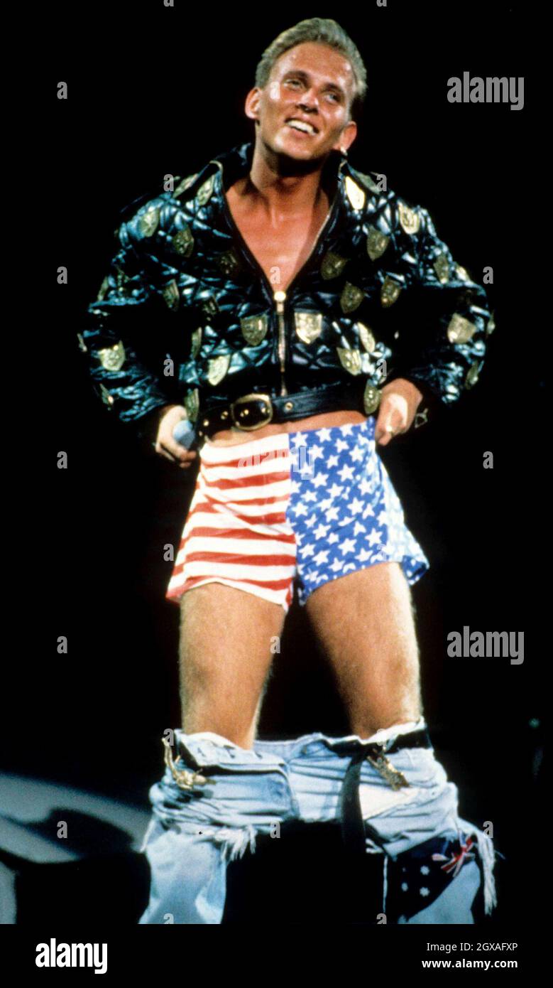 Matt Goss from Bros performing live on stage in London Stock Photo - Alamy