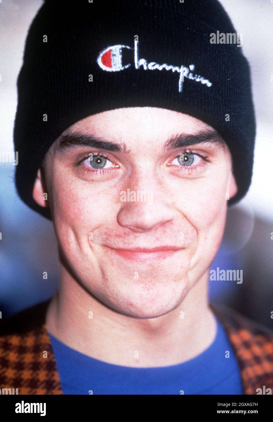 Robbie Williams from Take That Stock Photo - Alamy