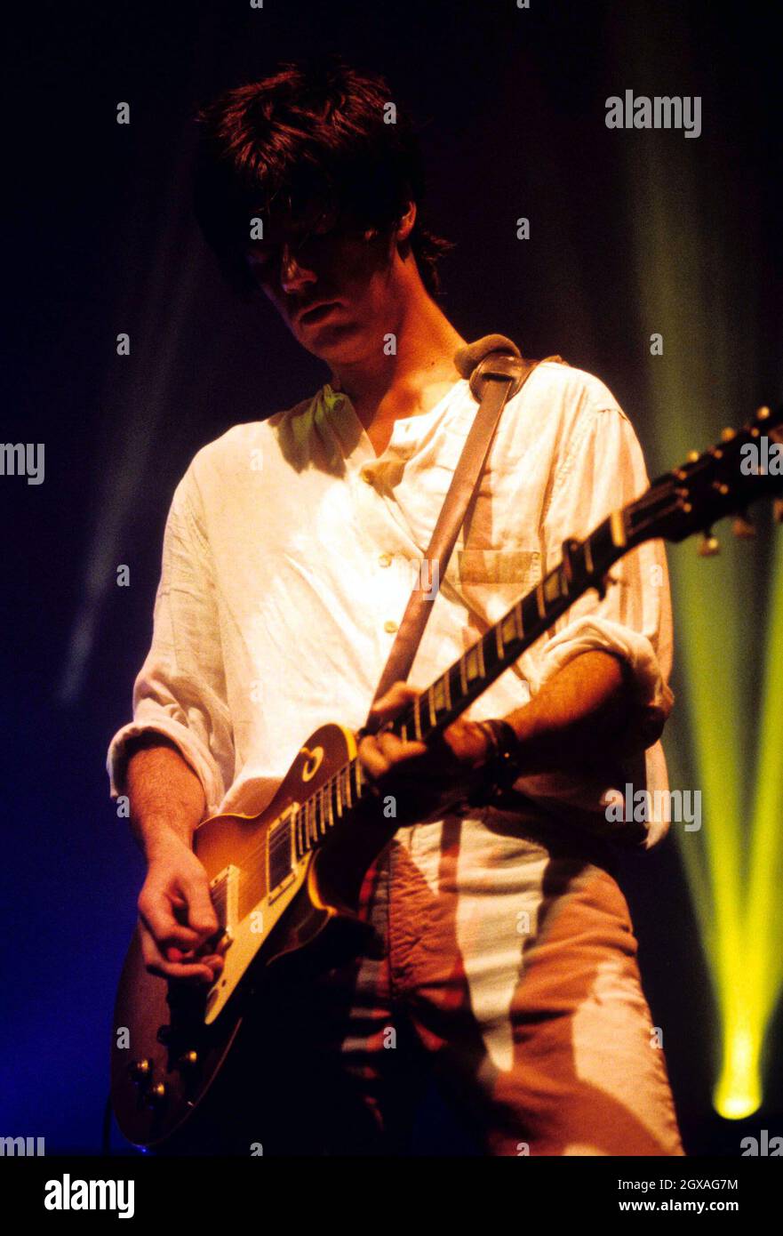 The Stone Roses performing live in concert at Brixton Academy Stock ...