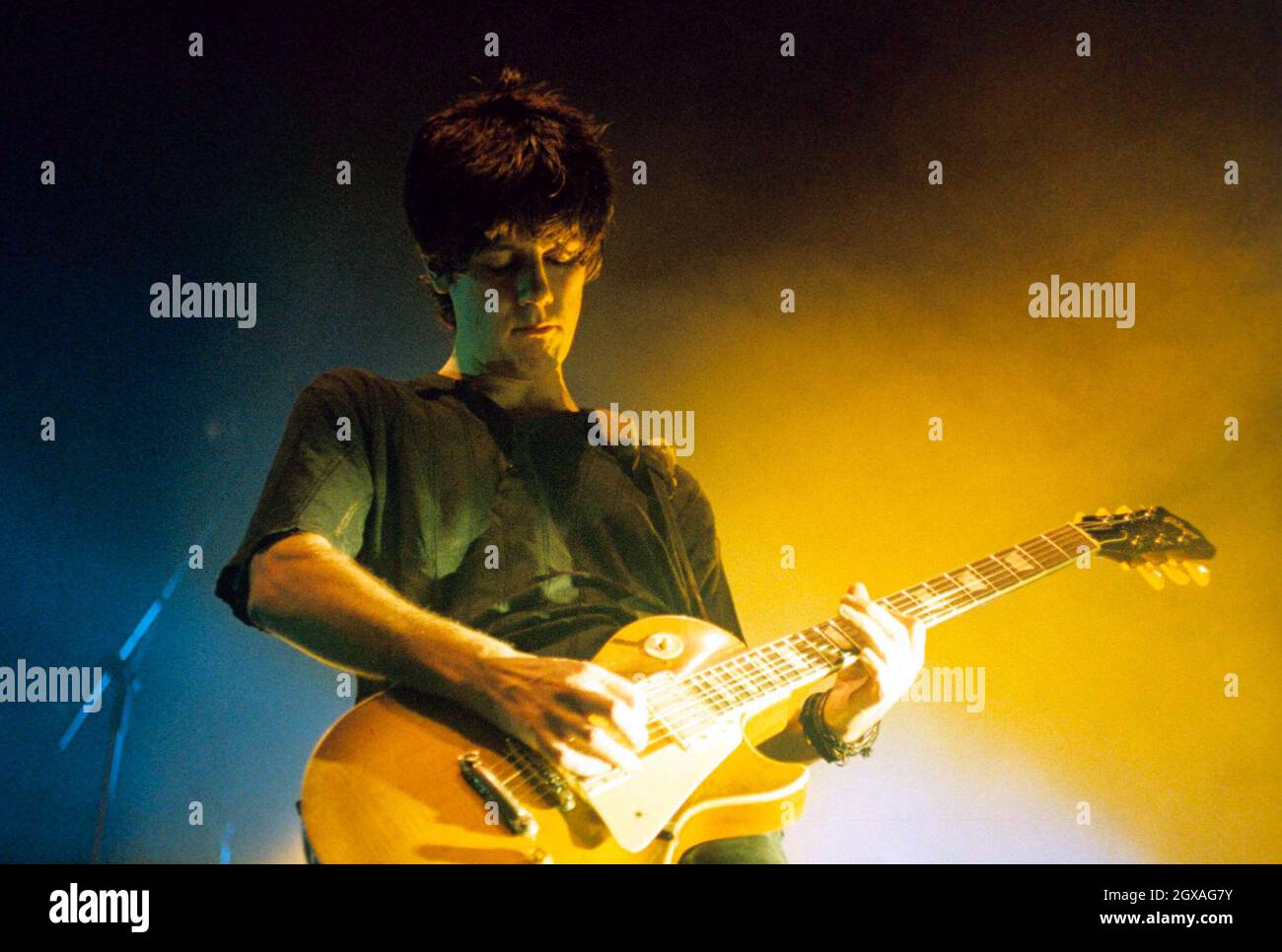 The Stone Roses performing live at Wembley Arena in London Stock Photo ...