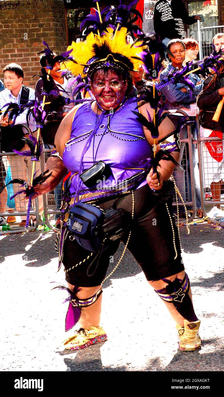 Dancers at the Notting Hill Carnival, Notting Hill, London Stock Photo ...