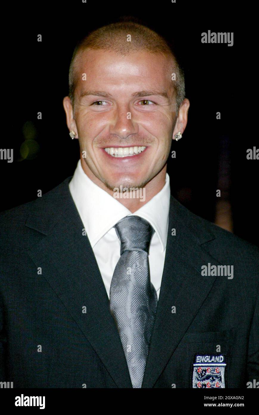 David Beckham participated in the Topping Out ceremony at Wembley ...