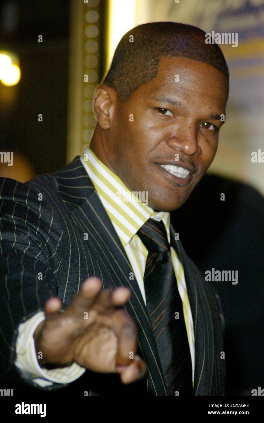 Jamie Foxx at the UK premiere of the movie Collateral. The event was ...
