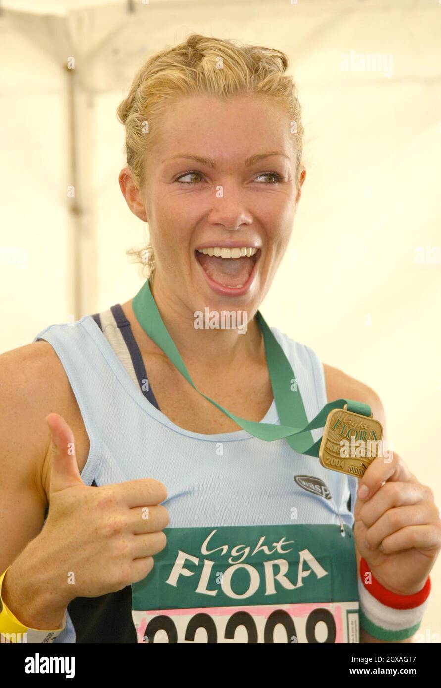 Nell McAndrew participated in the Flora Light Challenge For Women which ...