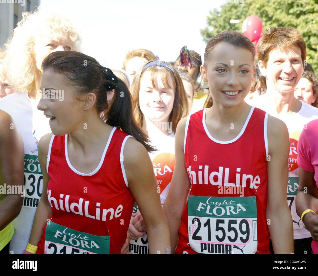 The Cheeky Girls participated in the Flora Light Challenge For Women ...