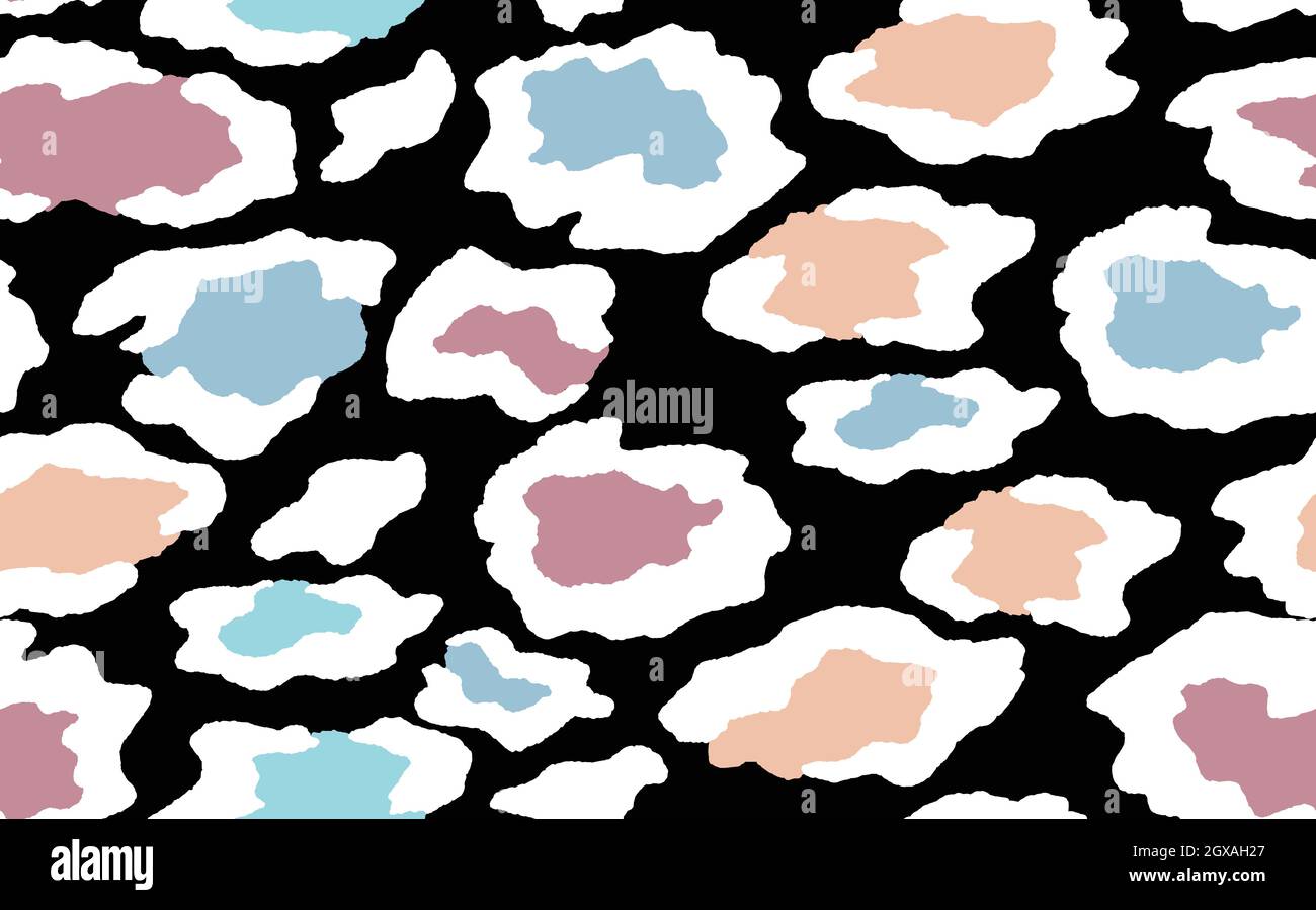Abstract modern leopard seamless pattern. Animals trendy background ...