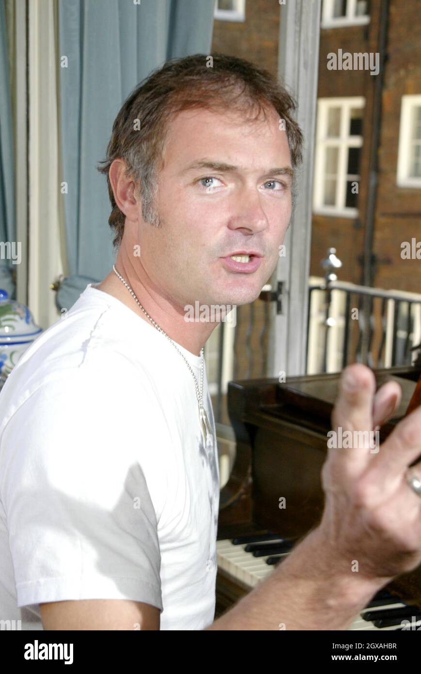 John Leslie at the photocall for a theatre production of Pride and ...