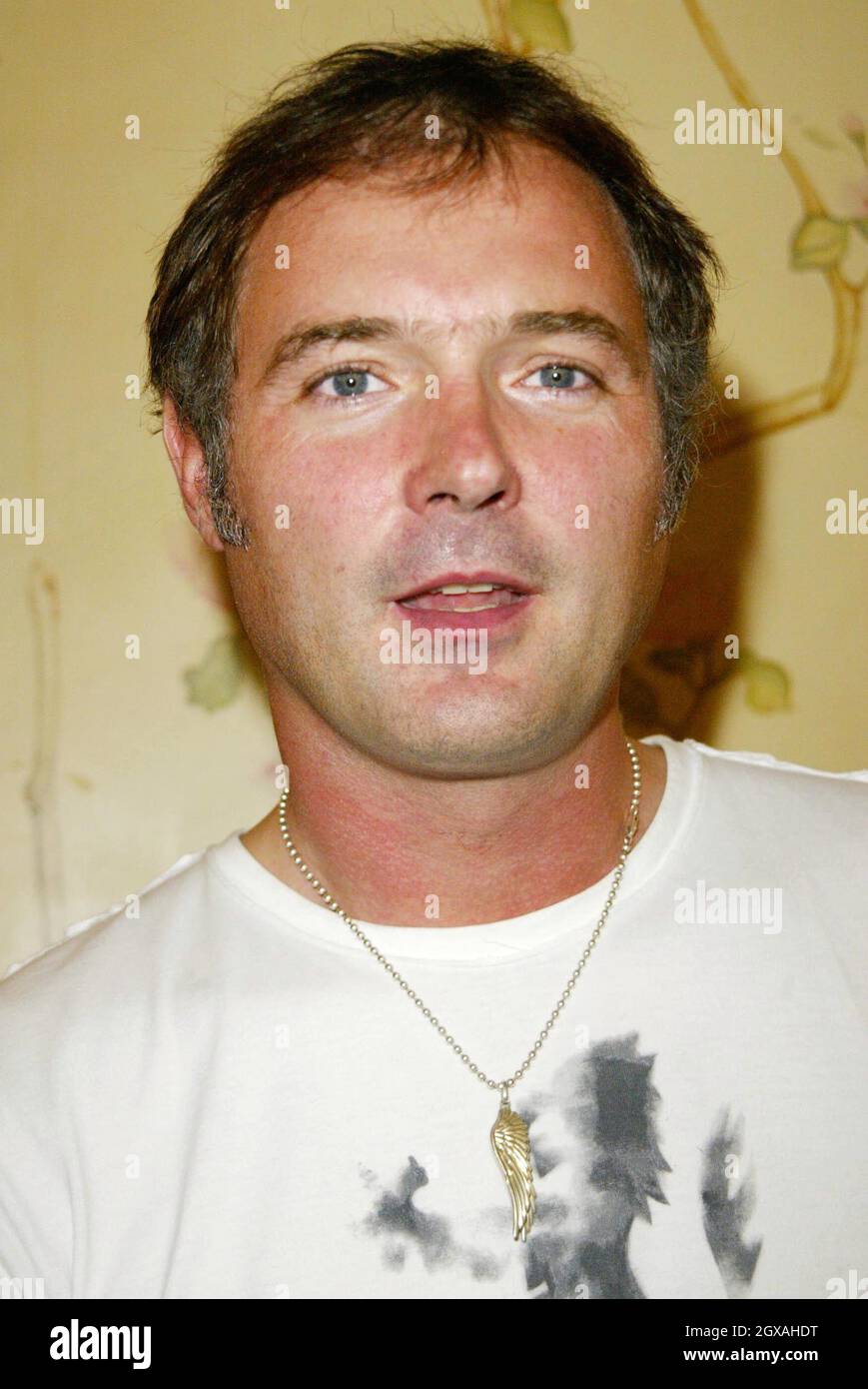 John Leslie at the photocall for a theatre production of Pride and ...